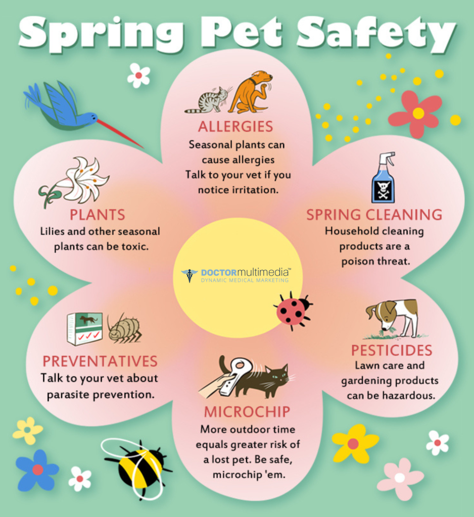 “Spring Pet Care Safety - Premier Veterinary Hospital